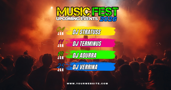 Black Berbasis Daftar Upcoming Events Gambar Bersama Facebook Template ...