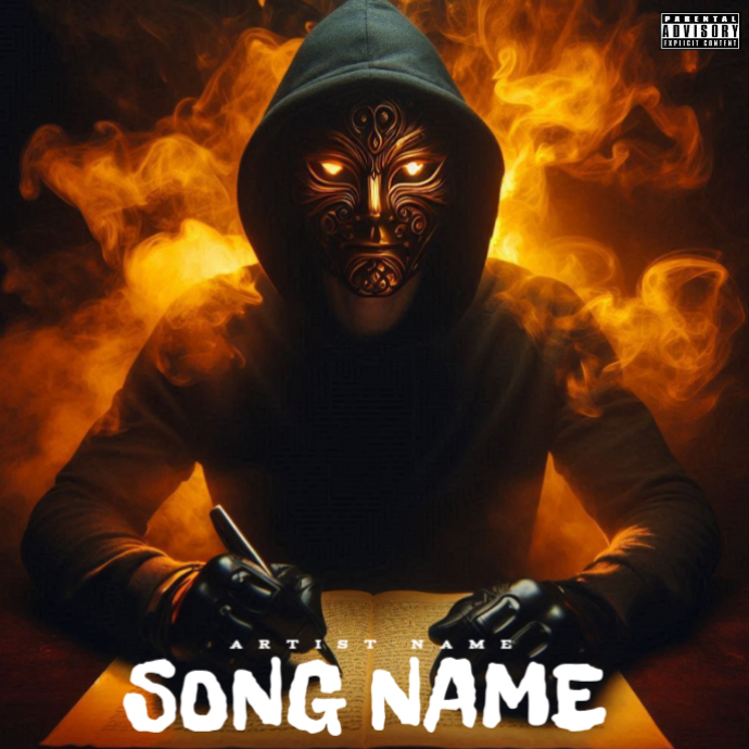 Black Best Cover Album Music Art Trap Mixtape Rap Album Cover Template ...