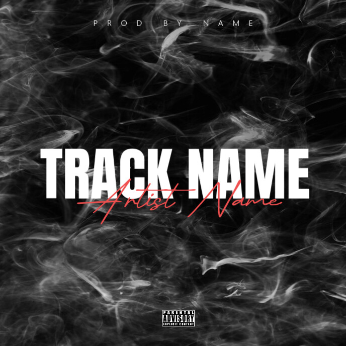 Black Best Cover Album Music Art Trap Mixtape Rap Album Cover Template ...