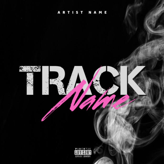 Black Best Cover Album Music Art Trap Mixtape Rap Album Cover Template ...