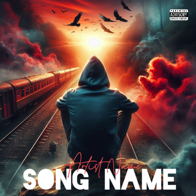 Black Best Cover Album Music Art Trap Mixtape Rap Album Cover Template ...