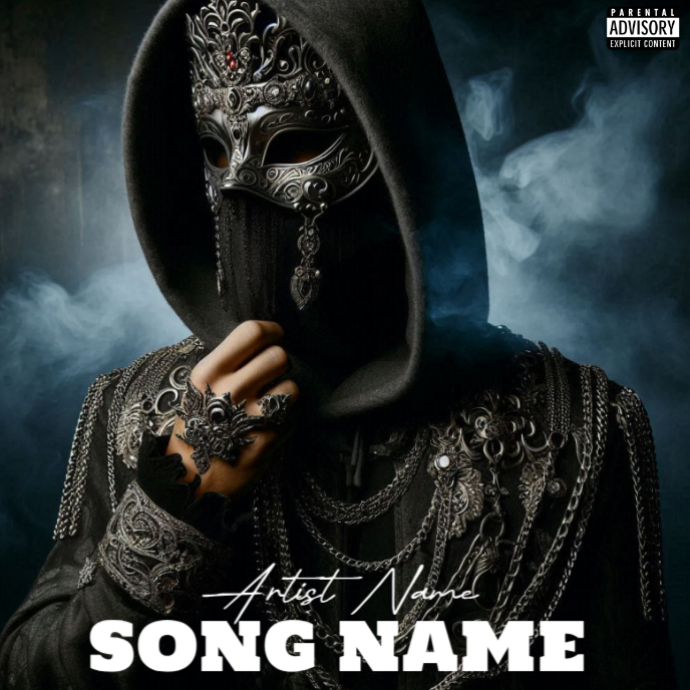 Black Best Cover Album Music Art Trap Mixtape Rap Album Cover Template ...