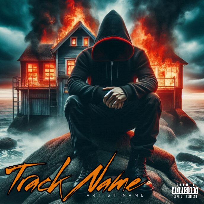 Black Best Cover Album Music Art Trap Mixtape Rap Album Cover Template ...