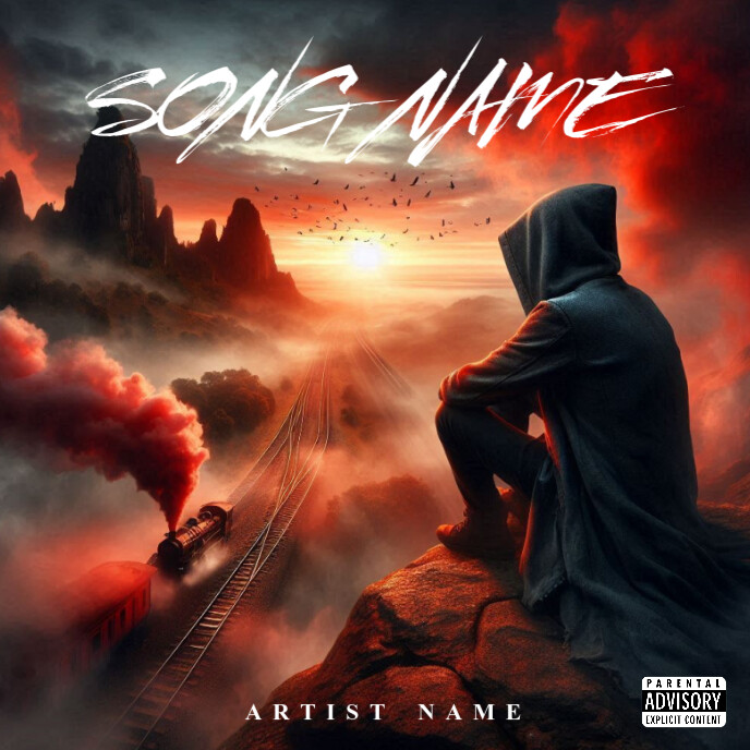 Black Best Cover Album Music Art Trap Mixtape Rap Album Cover Template ...