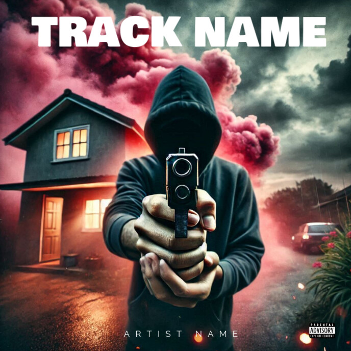 Black Best Cover Album Music Art Trap Mixtape Rap Album Cover Template ...