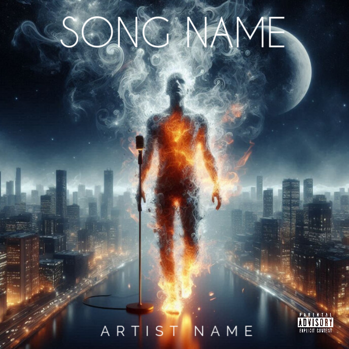 Black Best Cover Album Music Art Trap Mixtape Rap Album Cover Template ...