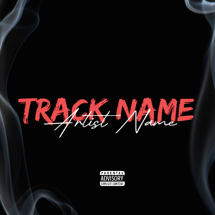 Black Best Cover Album Music Art Trap Mixtape Rap Album Cover Template ...