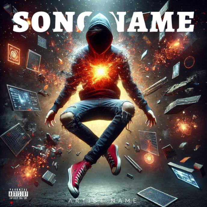 Black Best Cover Album Music Art Trap Mixtape Rap Album Cover Template ...