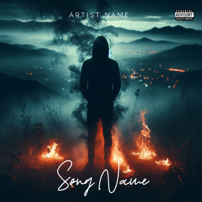 Black Best Cover Album Music Art Trap Mixtape Rap Album Cover Template ...