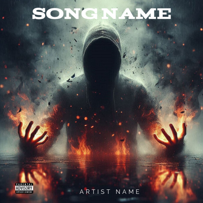 Black Best Cover Album Music Art Trap Mixtape Rap Album Cover Template ...