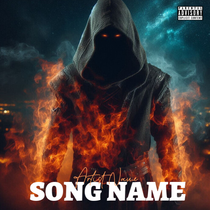 Black Best Cover Album Music Art Trap Mixtape Rap Album Cover Template ...