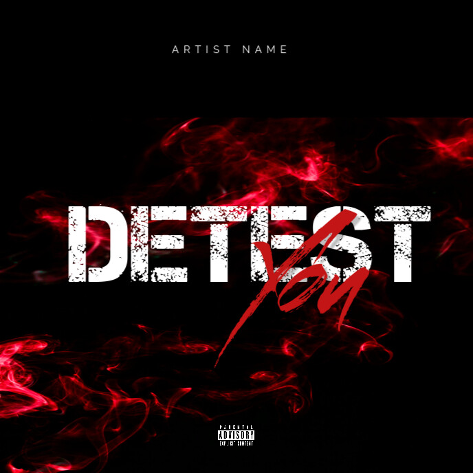 Black Best Mixtape Cover Album Music Art Trap Album Cover Template ...