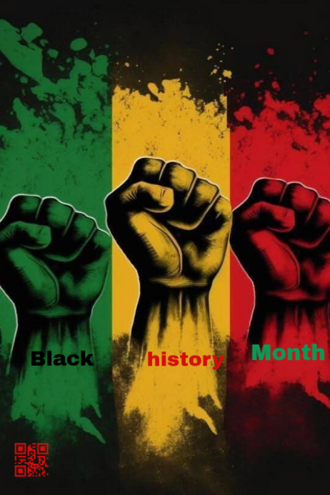 Black Black History Month Poster Template | PosterMyWall