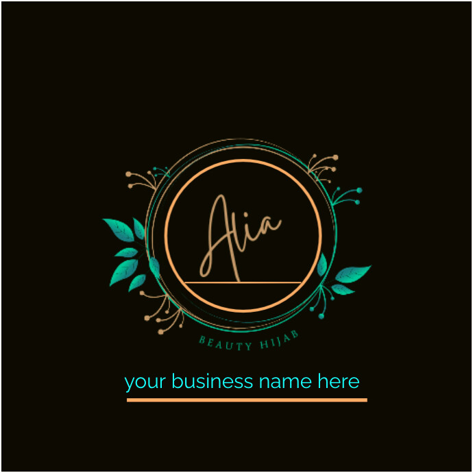 Black business logo design 2024 Template | PosterMyWall