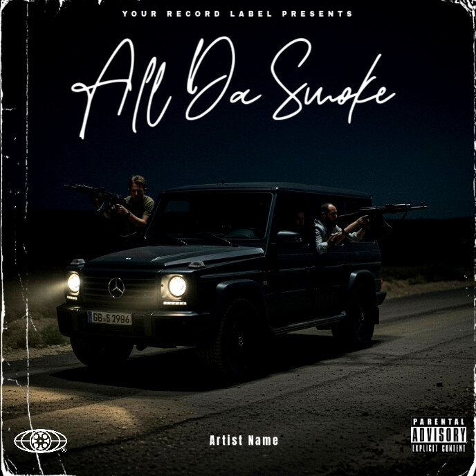 Black Car Album Cover Template | PosterMyWall