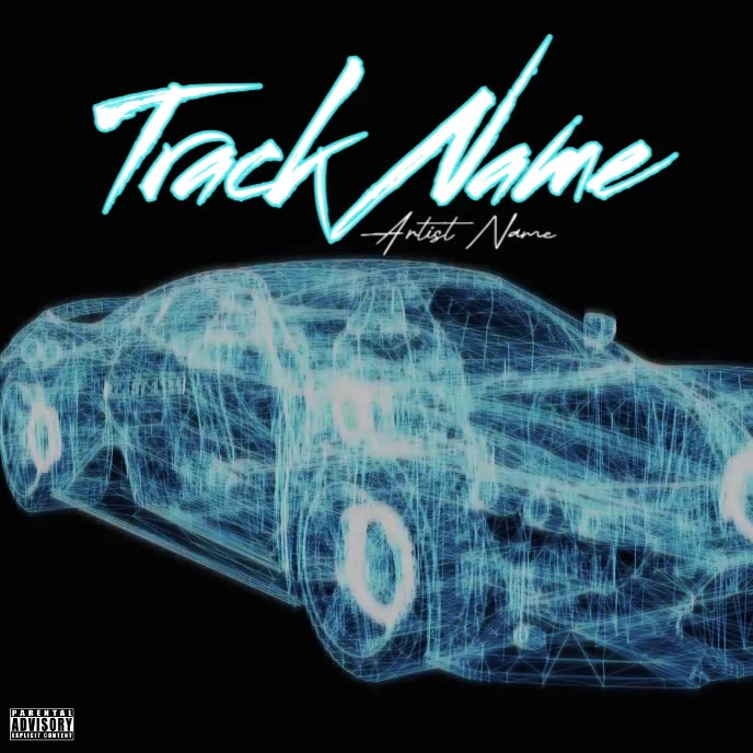 Plantilla de Black Car Mixtape Album Cover Album Cover | PosterMyWall