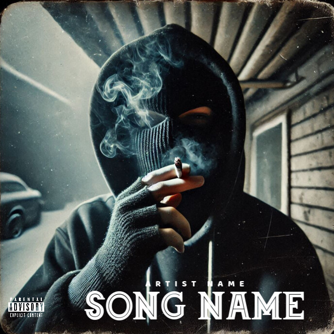 Black Cd Mixtape Album Cover Album Cover Template | PosterMyWall