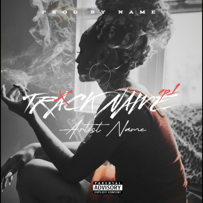 Plantilla de Black Cd Mixtape Album Cover Album Cover | PosterMyWall