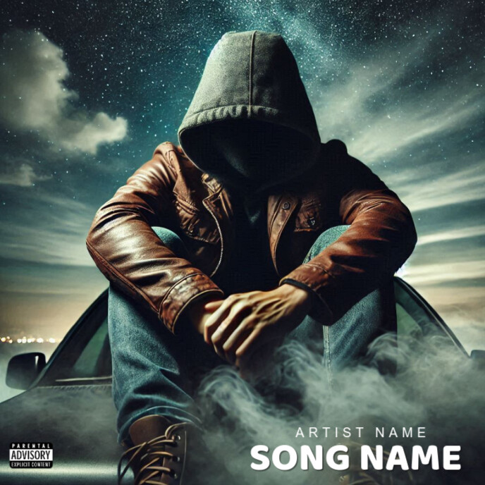 Black Cd Mixtape Album Cover Art Album Cover Template | PosterMyWall