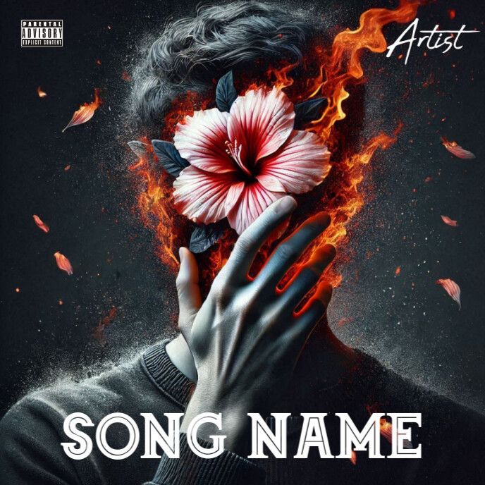 Black Cd Mixtape Album Cover Artwork Album Cover Template | PosterMyWall