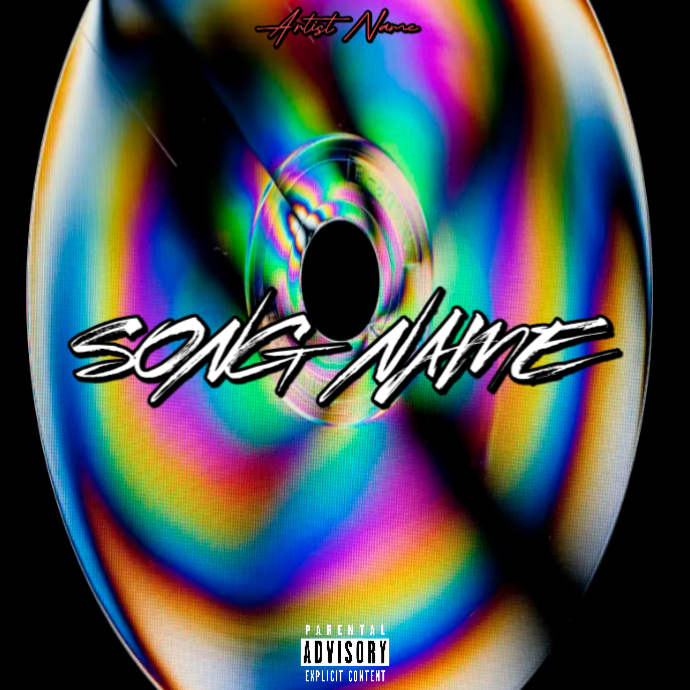 Black cd mixtape Album Cover Template | PosterMyWall