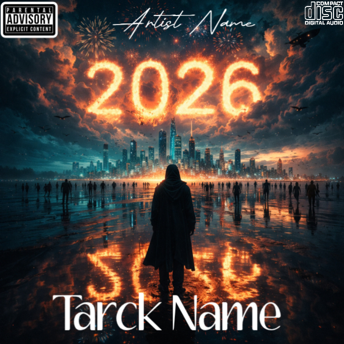 Black Cd Mixtape Cover Artwork Album Cover Template | PosterMyWall