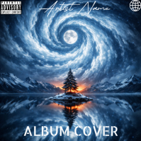 Black Cd Mixtape Cover Artwork Album Cover Template | PosterMyWall