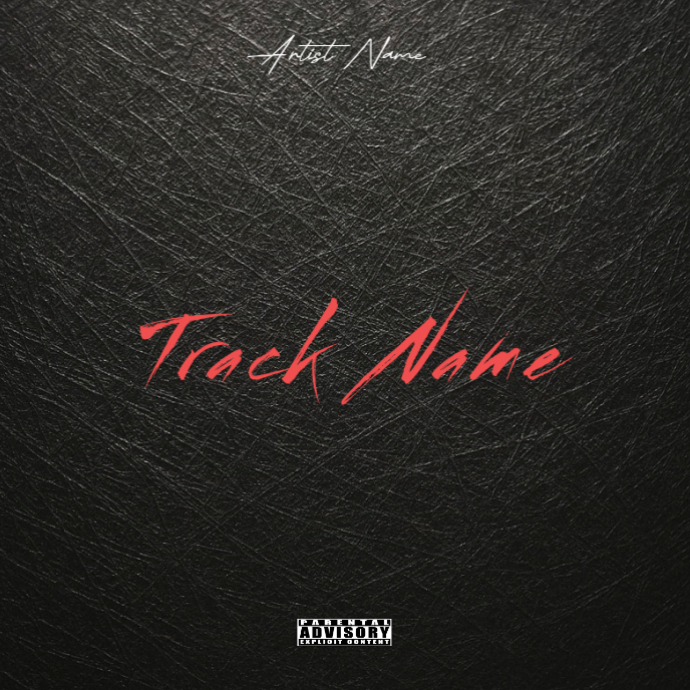 Black Cd Mixtape Song Album Cover Artwork Album Cover Template ...