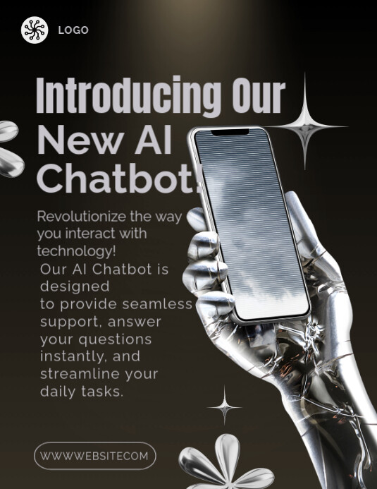 Black Ceria Introduction Pamflet (letter As) Template | PosterMyWall