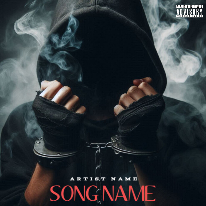 Plantilla de Black Chain Mixtape Album Cover Album Cover | PosterMyWall