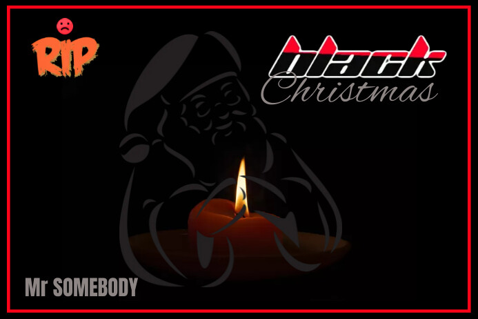 Black Christmas poster Template | PosterMyWall