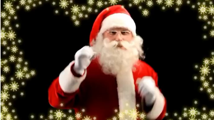 Black Christmas Video Digital Display (16:9) Template | PosterMyWall