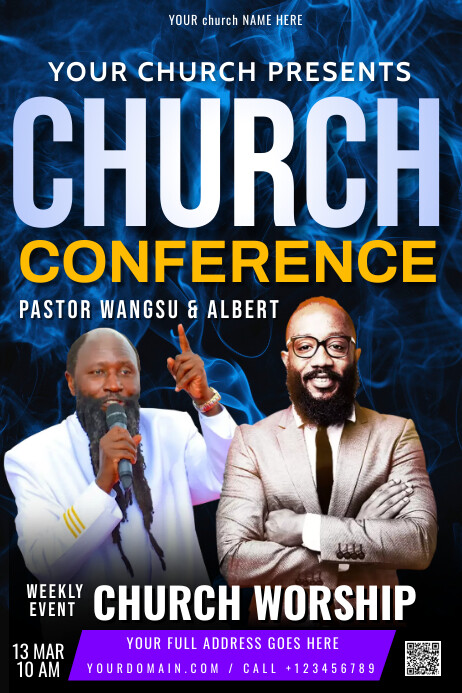 Copy of Black Church Conferance Poster | PosterMyWall