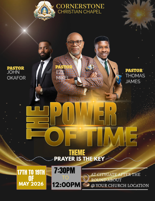 Black Church Event Flyer Template | PosterMyWall