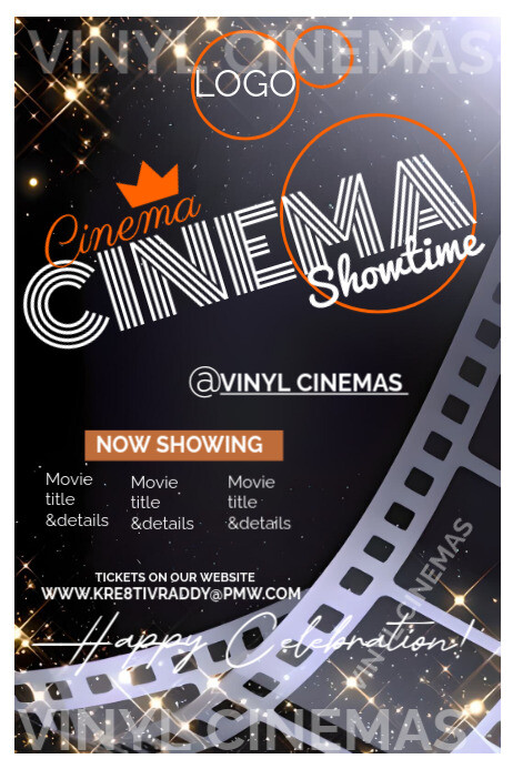 Black Cinema Day Poster Template | PosterMyWall