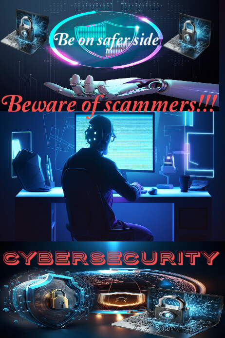 Copy of Black Collage Professional Cyber Cafe Poster | PosterMyWall