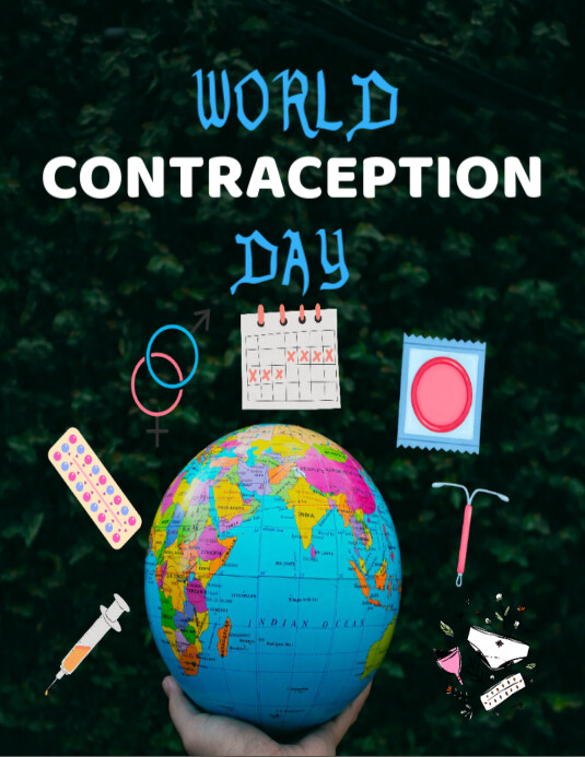 Copy of Black Collage World Contraception Day Flyer (us Letter ...