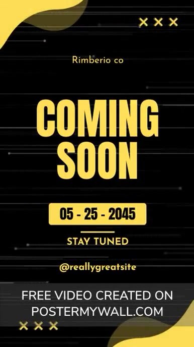 Black Coming Soon Instagram Story Template | PosterMyWall