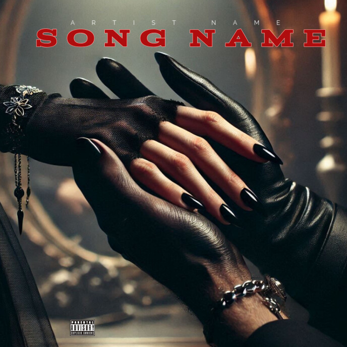 Black Couple Hand Mixtape Album Cover Template | PosterMyWall