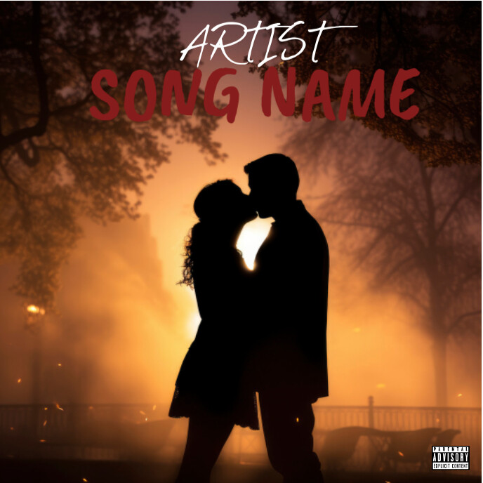 Modèle Black Couple Love Album Cover | PosterMyWall