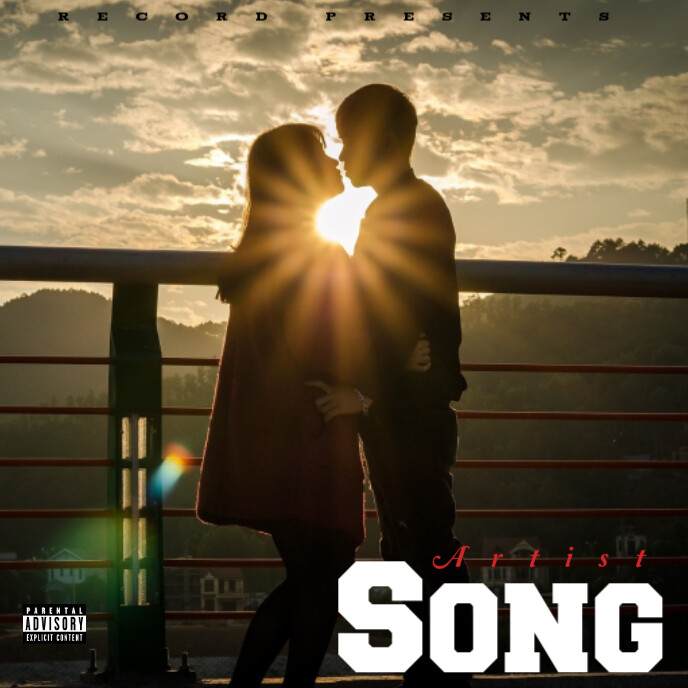 Black Couple Love Album Cover Template | PosterMyWall