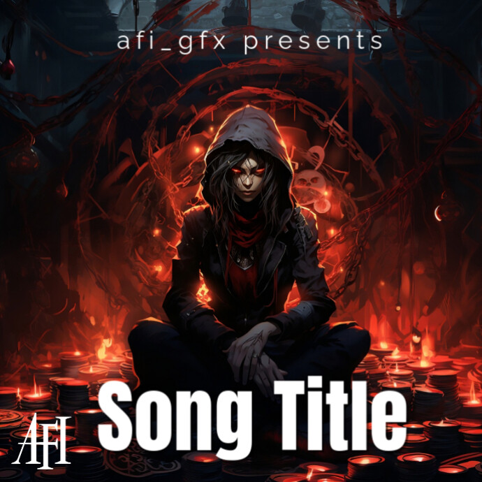 Black Cover Album Cover Template | PosterMyWall