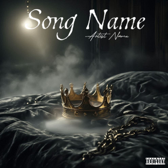 Black Crown Mixtape Album Cover Album Cover Template | PosterMyWall