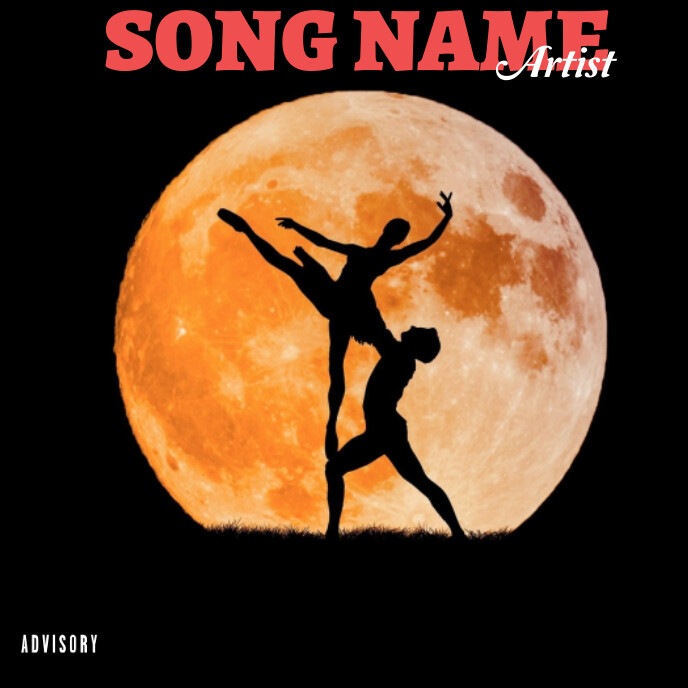 Black Dance Album Cover Template | PosterMyWall