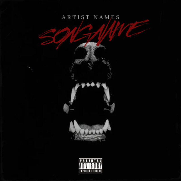 Black Dstyle - Single Mixtape Song Ep Album Cover Art Artwork Template ...