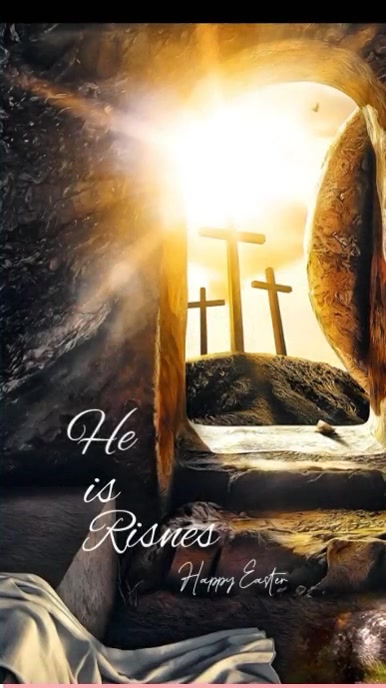 Black Easter Celebration Instagram Reel Template | PosterMyWall