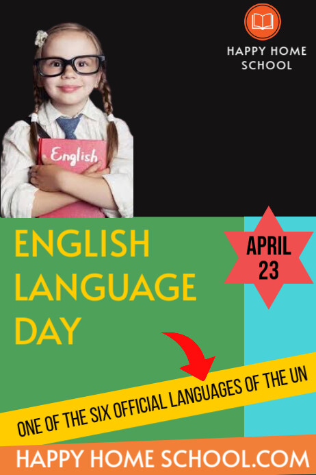 Plantilla de Black English Language Day Poster | PosterMyWall