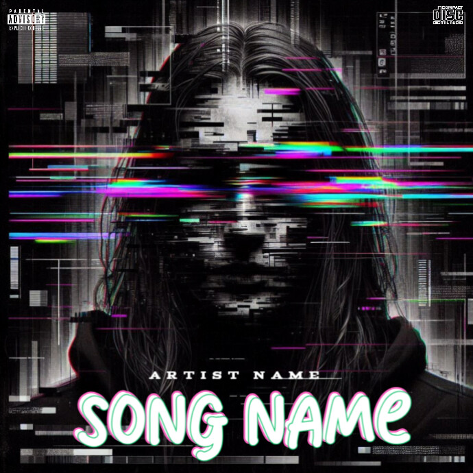 Black Error Mixtape Album Cover Album Cover Template | PosterMyWall