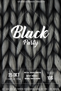 Black event flyer template | PosterMyWall