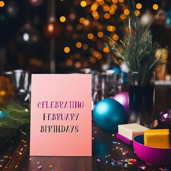 Black February Birthdays Celebration Instagram Post Template | PosterMyWall